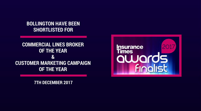 Bollington finalists at Insurance Times Awards - Bollington Insurance ...
